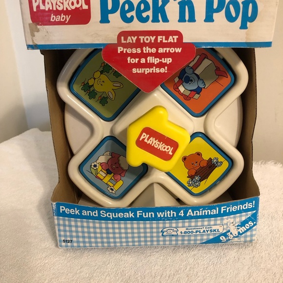Playskool | Toys | 99 Playskool Baby Peek N Pop 5127 Nib | Poshmark